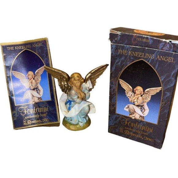Fontanini | Accents | Vintage Fontanini The Kneeling Angel 994 Nativity ...